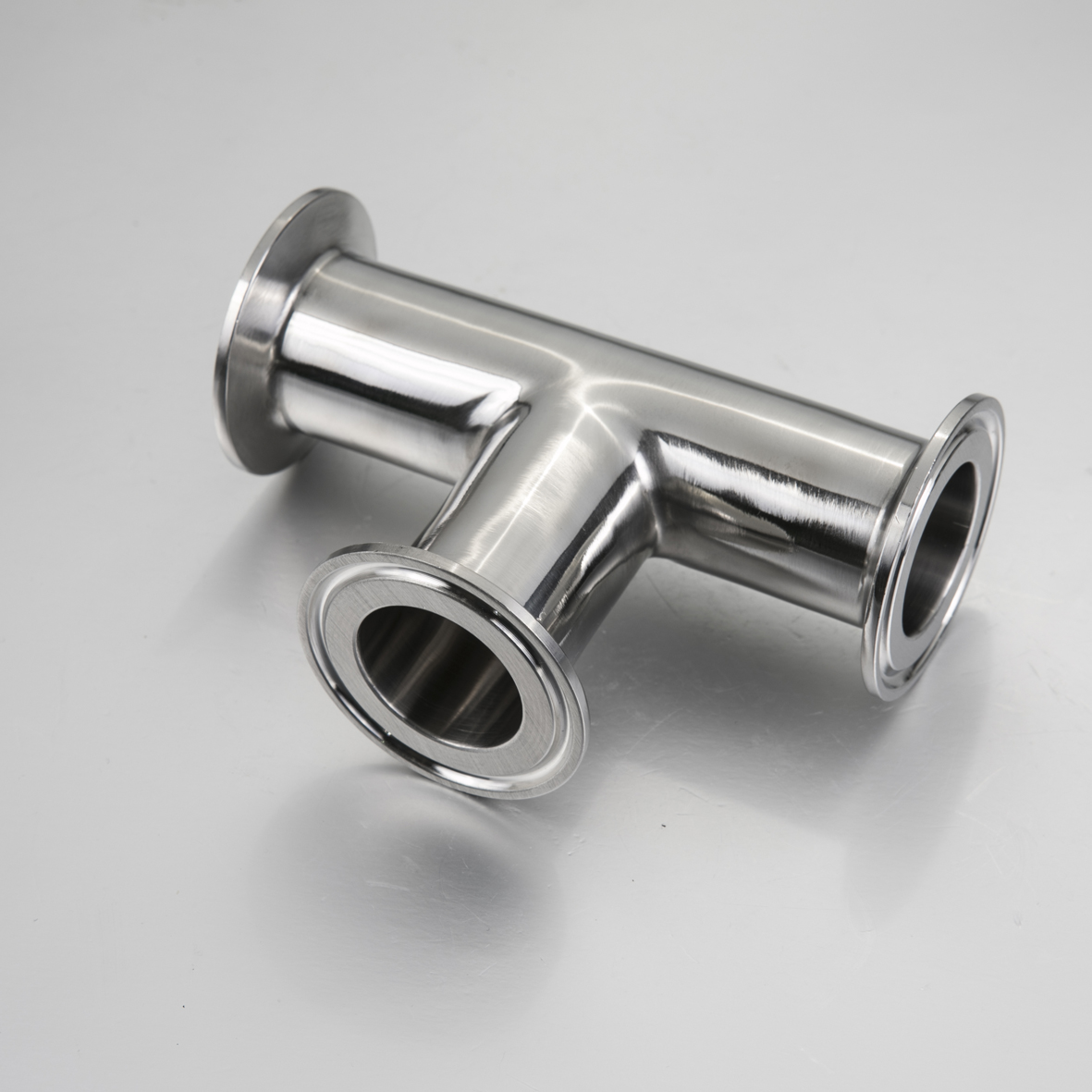 Stainless Steel Sanitary Clamp Tee - Buy stainless steel sanitary pipe fitting, sanitary pipe ...