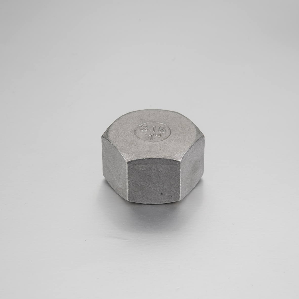 Stainless Steel 304/316 Hexagon Cap Female End - Buy threaded hexagon ...